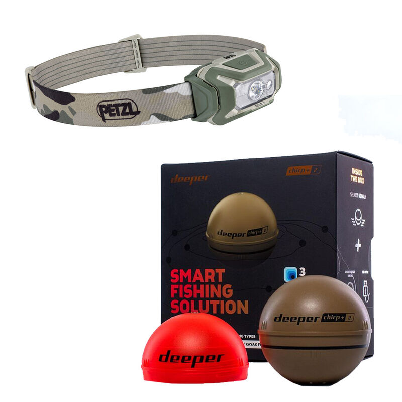 Pack Sondeur Deeper Chirp+V2 + Lampe Frontale Petzl Aria 1 Offerte