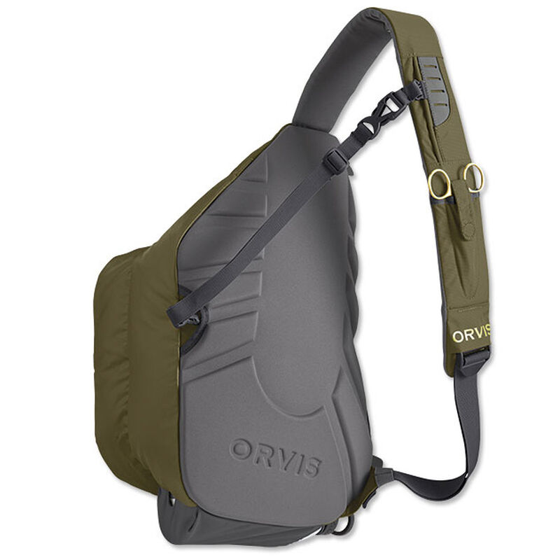 Sac mouche orvis safe passage guide sling pack olive grey - Sacs pêche ...