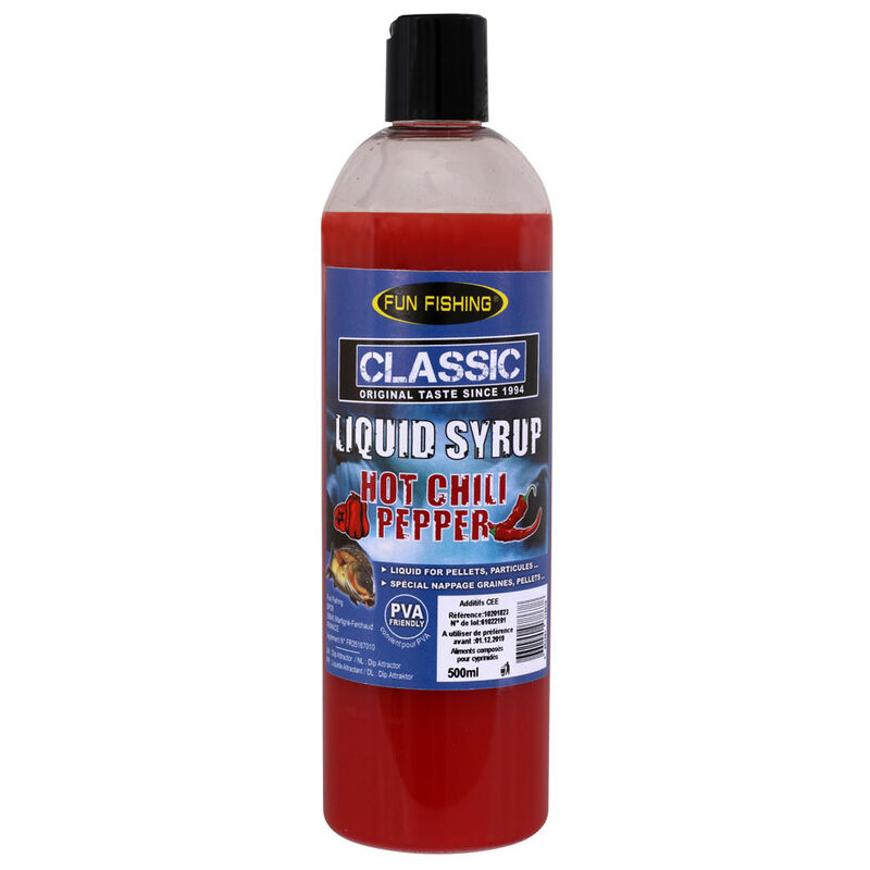 Booster carpe fun fishing classic liquid syrup hot chili pepper 480ml ...
