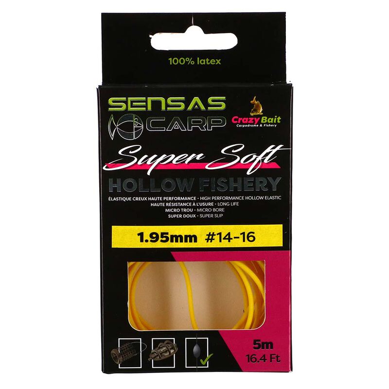 Elastique SENSAS hollow fishery super soft 5m - Elastiques Creux | Pacific Pêche