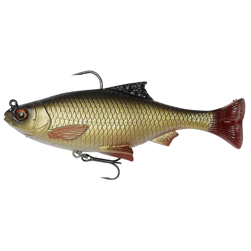 Leurre Souple Shad Savage Gear 3D Pulse Tail Roach 10cm, 17.5g (x2) - Shads pêche au carnassier ...