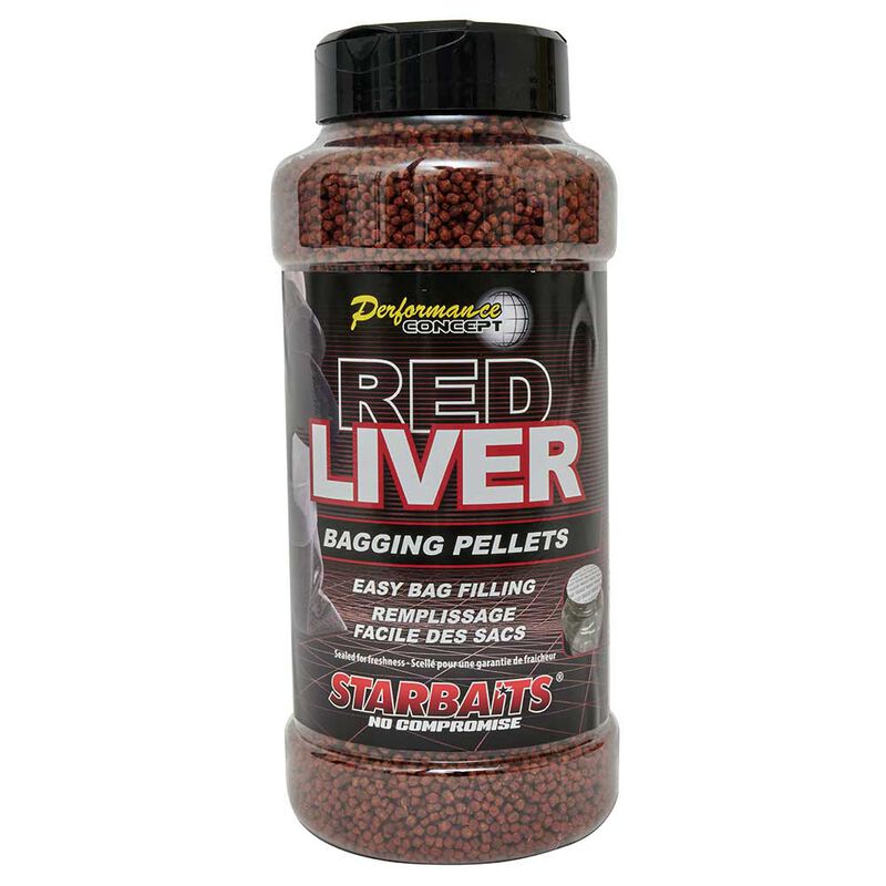 Pellets carpe starbaits red liver bagging pellets 700g - Amorçages ...