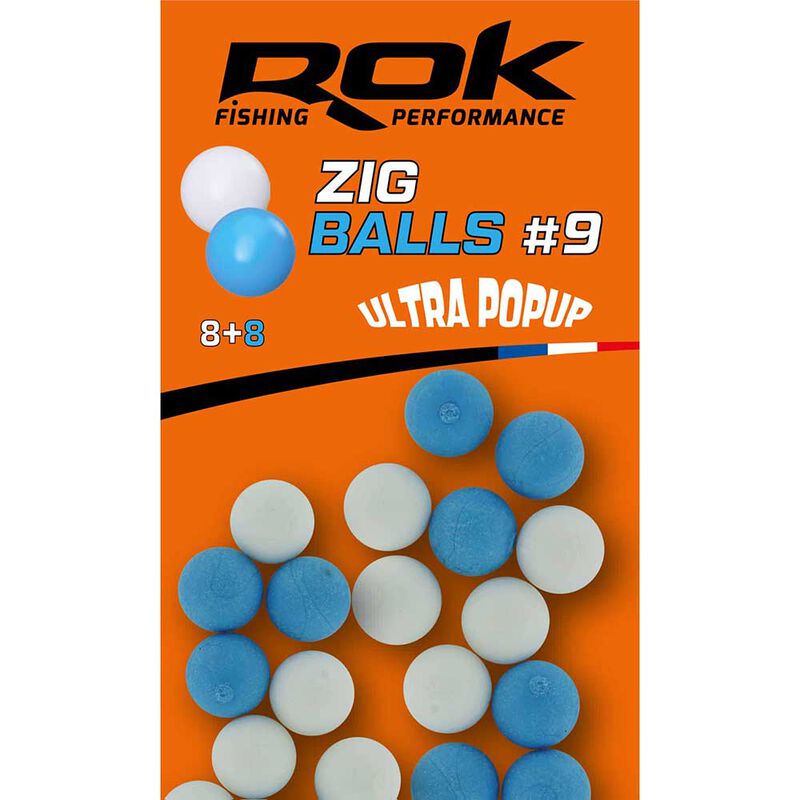Appats Artificiels Rok Zig Balls 9mm x16 - Imitations pêche à la carpe ...