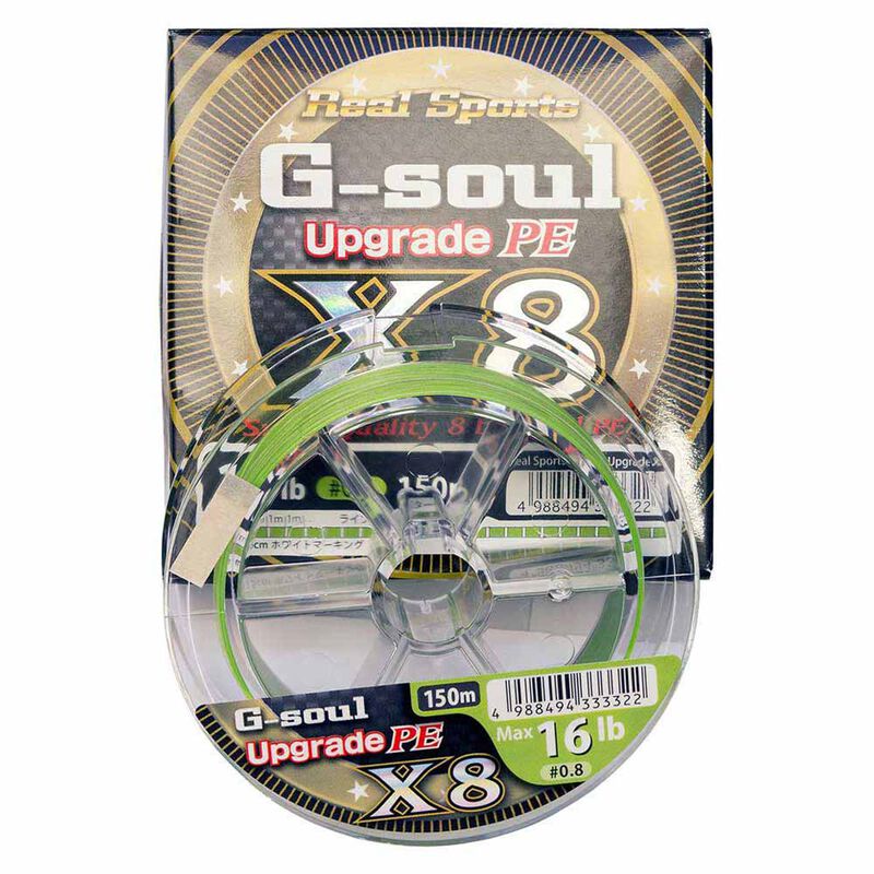 Tresse YGK WX8 Real Sports G-Soul 150m Green | Pacific Pêche