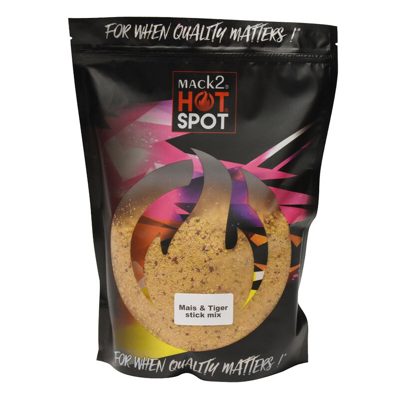 Stick mix carpe mack2 tiger nuts and maize 1kg - Sticks Mix pêche à la ...