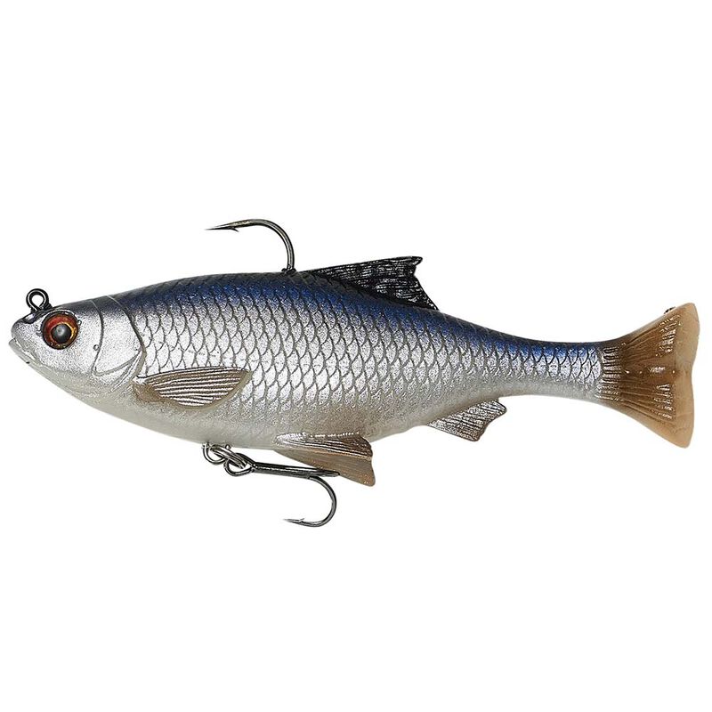 Leurre souple shad carnassier savage gear 3d pulse tail roach 13cm 38.5g (x2) - Shads pêche au ...