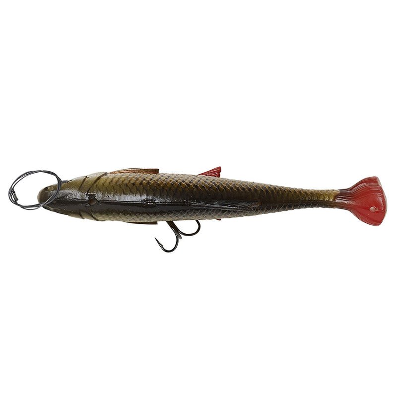 Leurre Souple Shad Savage Gear 4D Line Thru Pulse Tail Roach 21cm, 150g - Swimbaits pêche au ...