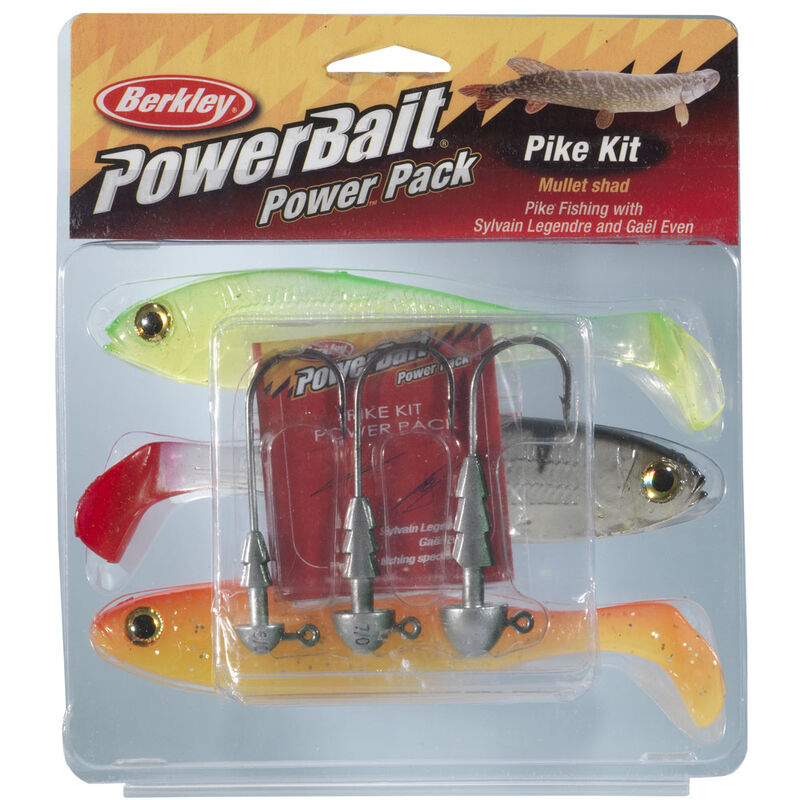 Leurre souple shad carnassier berkley powerbait pike mullet pro pack - Shads pêche au carnassier ...