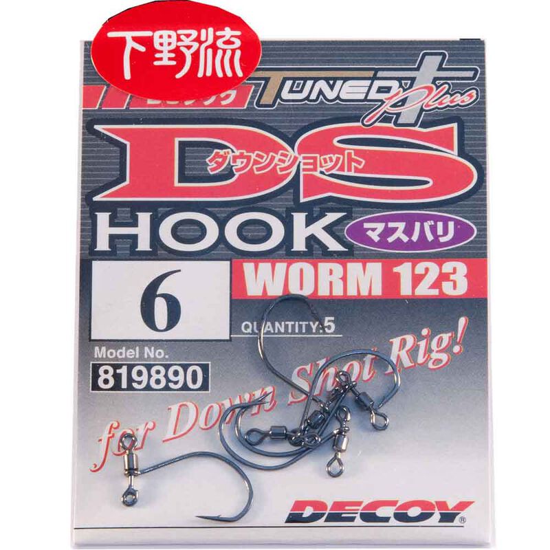 Hameçon Drop Shot Decoy Worm 123 Ds (x5) | Pacific Pêche