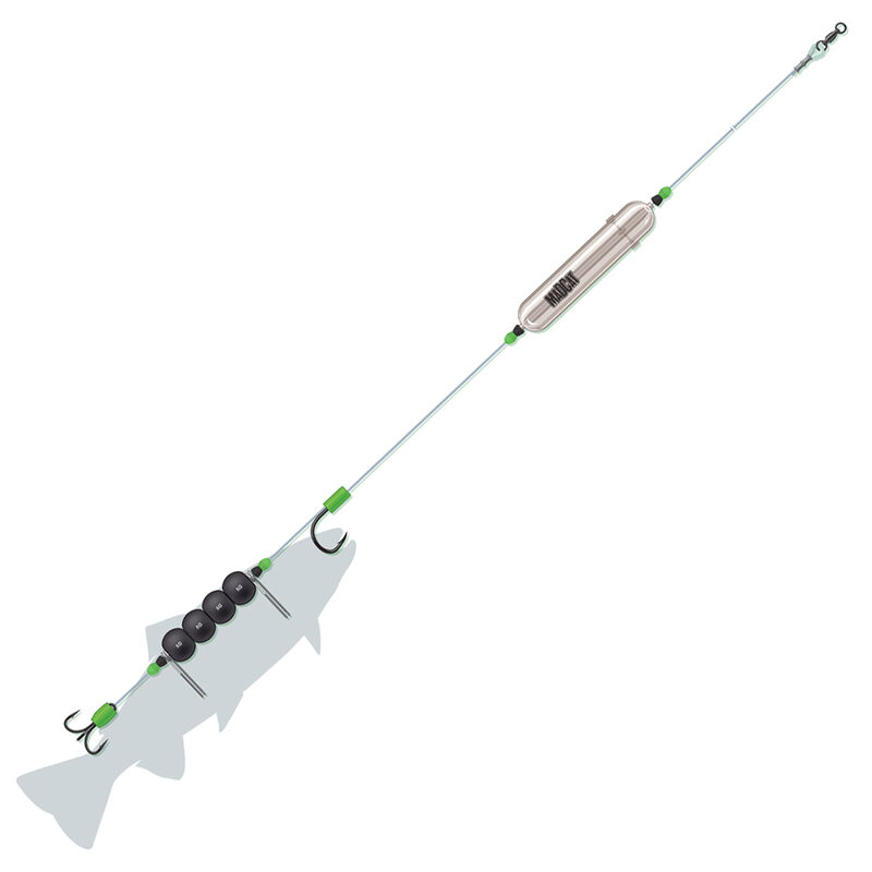 Bas de ligne monté silure madcat adjusta profi river rig deadbait - Bas de lignes montés pêche ...