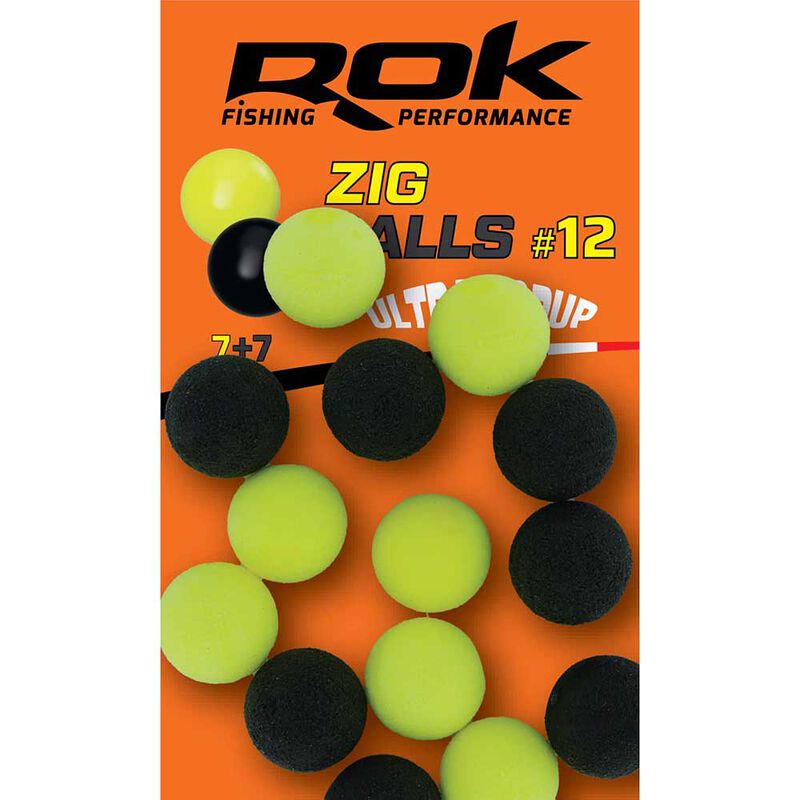 Appats Artificiels Rok Zig Balls 12mm x14 - Imitations pêche à la carpe ...