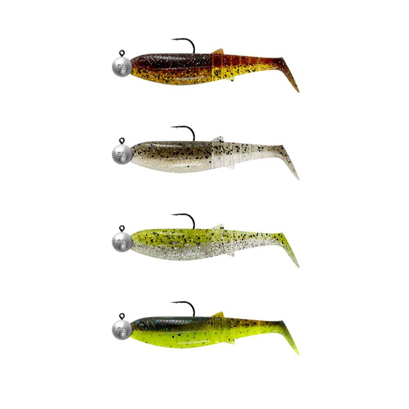 Kit Leurre souple + TP Savage Gear Cannibal Shad 10cm (x4) - Shads ...