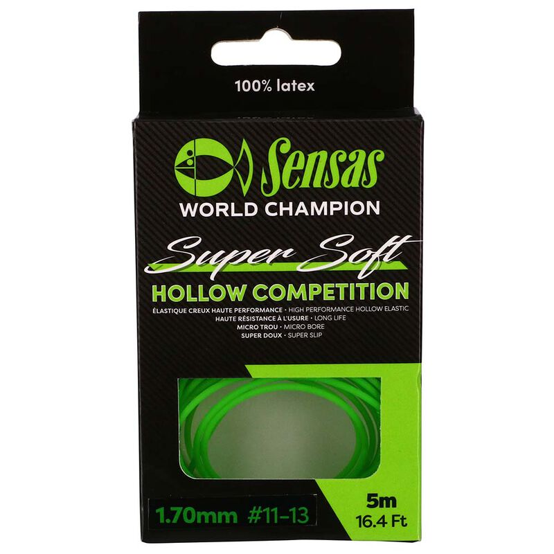 Elastique creux SENSAS Hollow competition super soft 5m - Elastiques Creux | Pacific Pêche