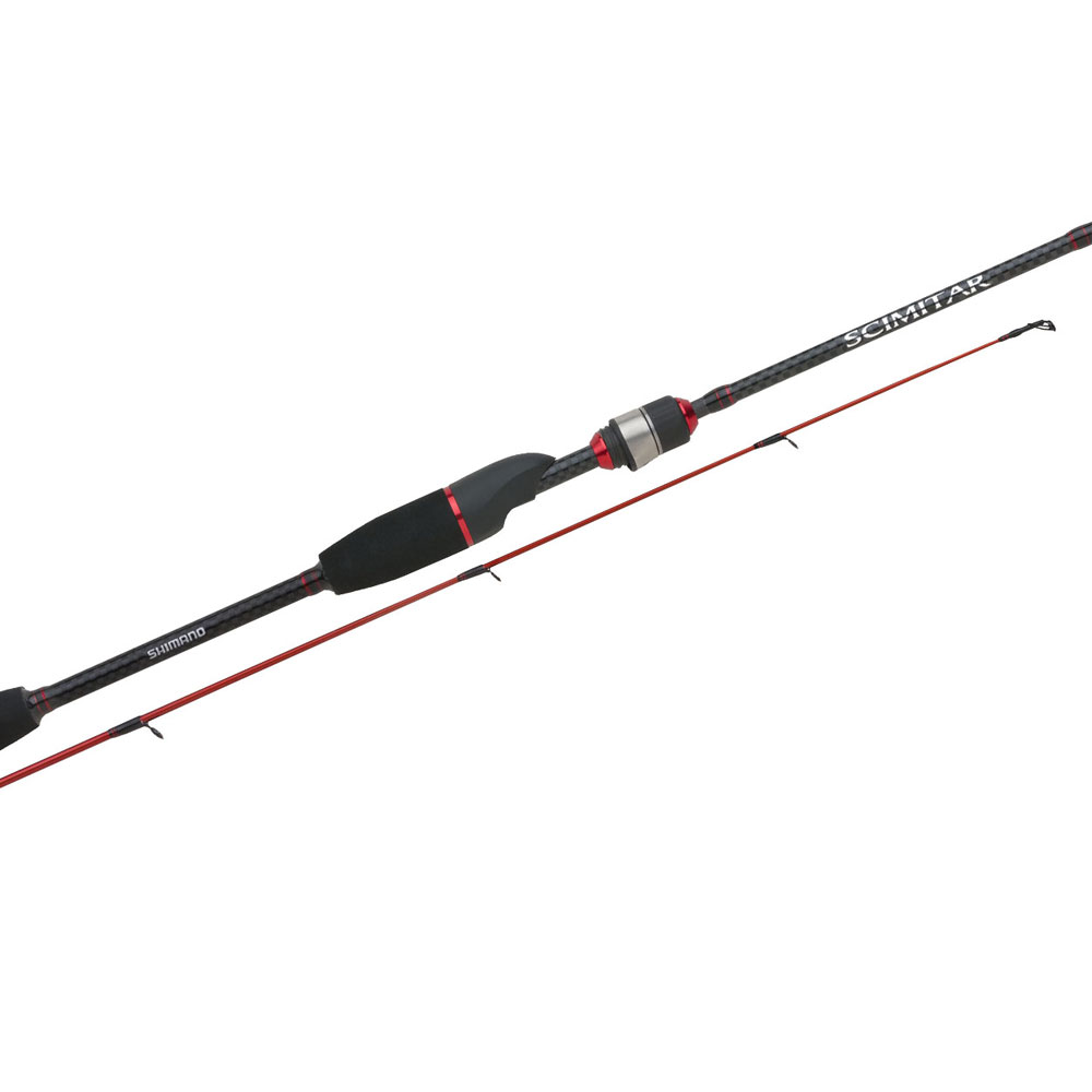 Canne lancer spinning carnassier shimano scimitar bx 7'10 mh 2.39m 14 ...